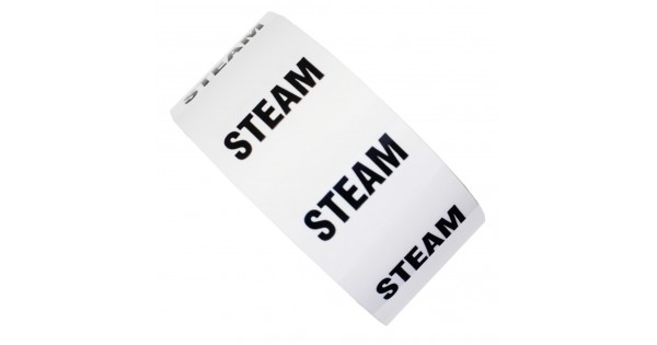 STEAM - All Weather Pipe Identification (ID) Tape- Campbell ...