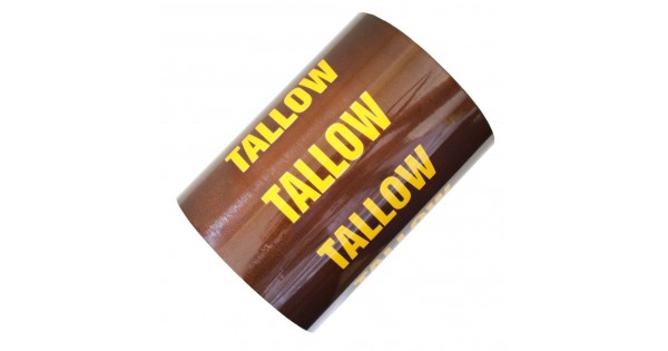 TALLOW - All Weather Pipe Identification (ID) Tape- Campbell ...