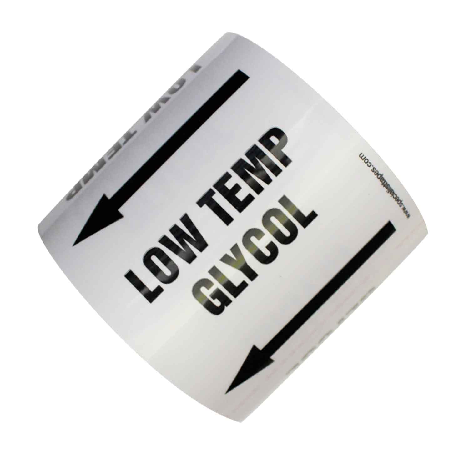 LOW TEMP GLYCOL (100mm) (Arrows) - All Weather Pipe Identification (ID ...