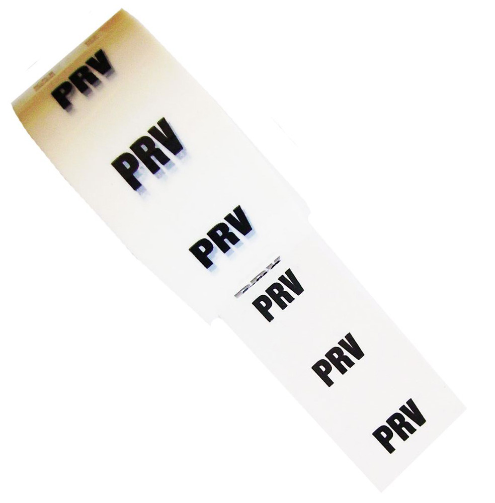 PRV - White Printed Pipe Identification (ID) Tape- Campbell ...