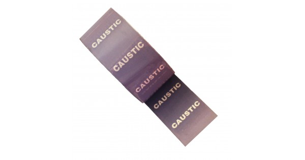 CAUSTIC - Colour Printed Pipe Identification (ID) Tape- Campbell ...