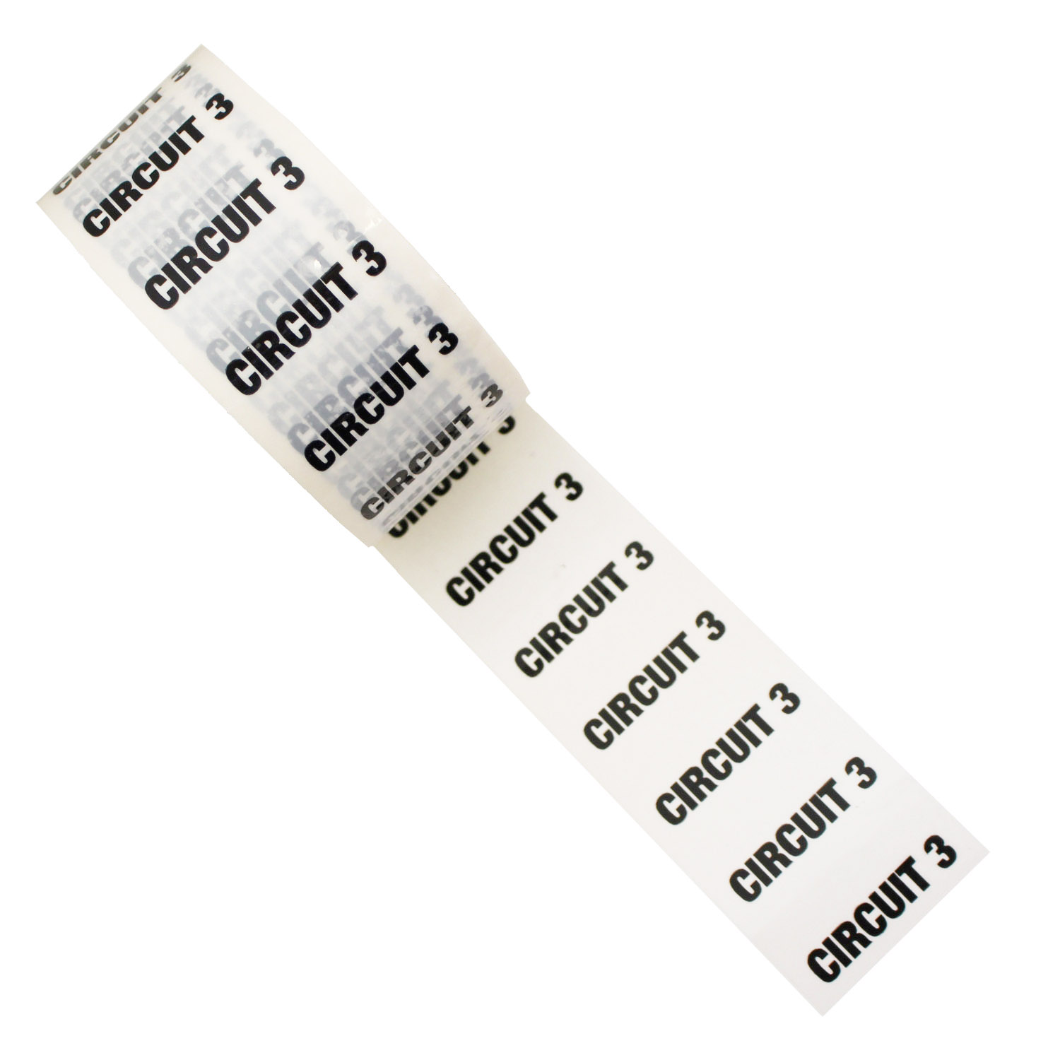 CIRCUIT 3 - White Printed Pipe Identification (ID) Tape- Campbell ...
