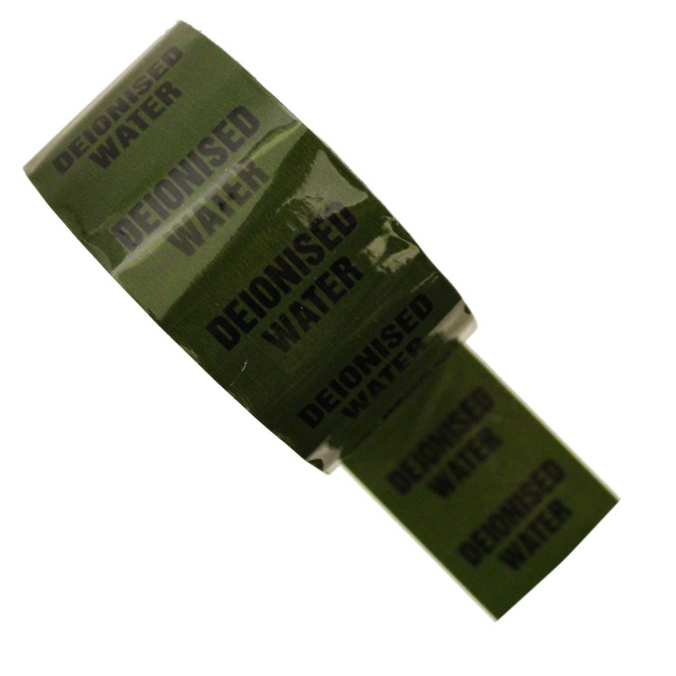 DEIONISED WATER - Colour Printed Pipe Identification (ID) Tape ...