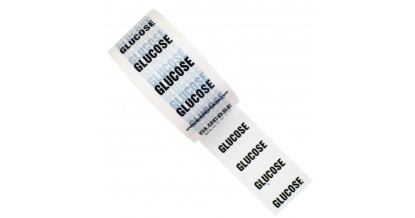 GLUCOSE (48mm) - White Printed Pipe Identification (ID) Tape - Campbell ...