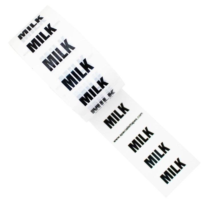 MILK (48mm) - White Printed Pipe Identification (ID) Tape - Campbell ...