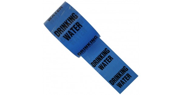 DRINKING WATER - Colour Printed Pipe Identification (ID) Tape- Campbell ...