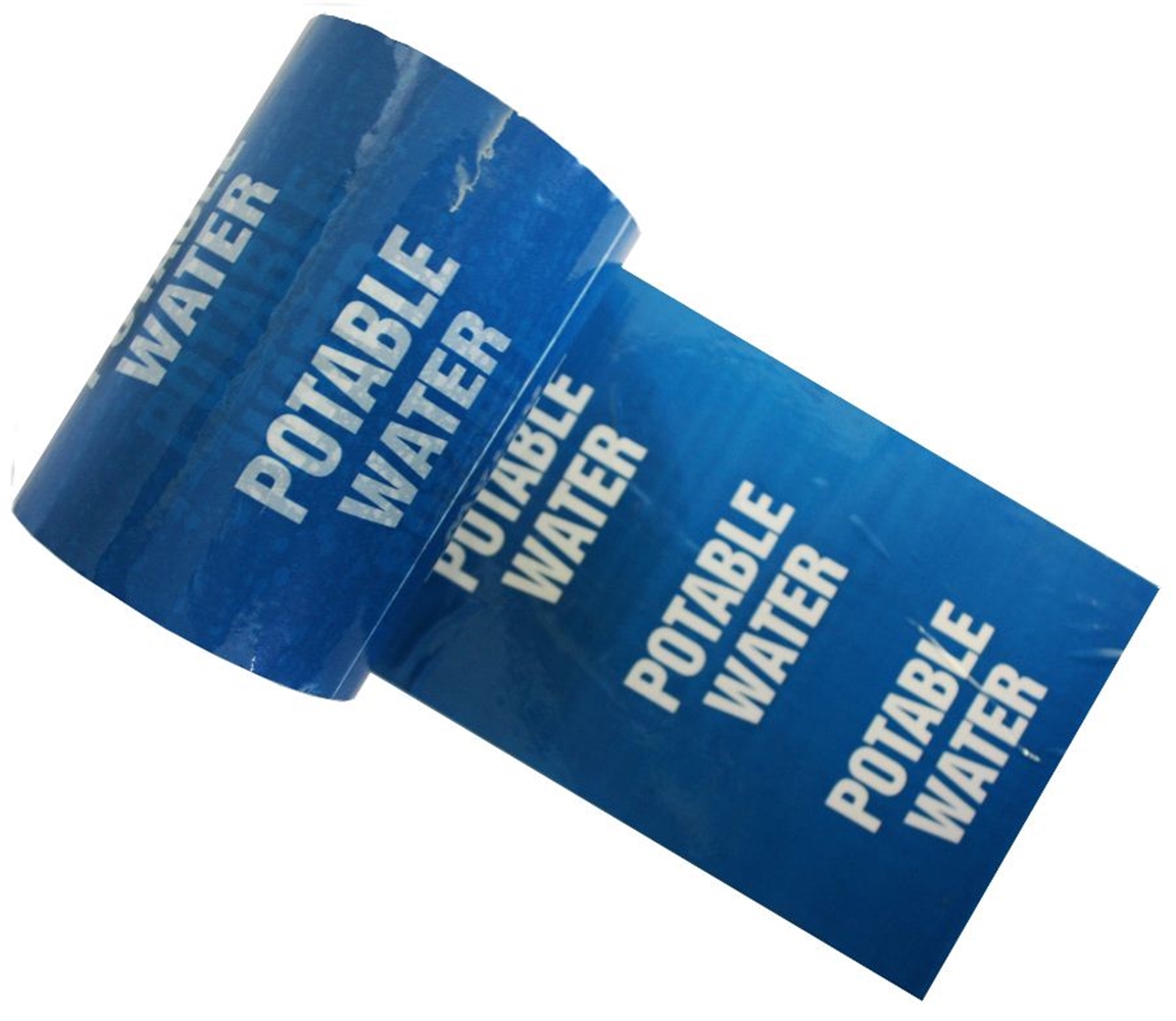 POTABLE WATER - Colour Printed Pipe Identification (ID) Tape- Campbell ...