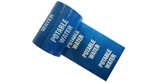 POTABLE WATER - Colour Printed Pipe Identification (ID) Tape- Campbell ...