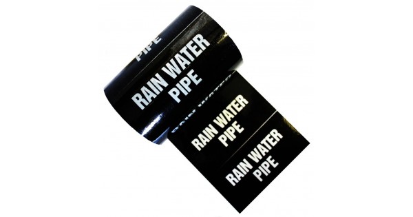 RAIN WATER PIPE - Colour Printed Pipe Identification (ID) Tape ...