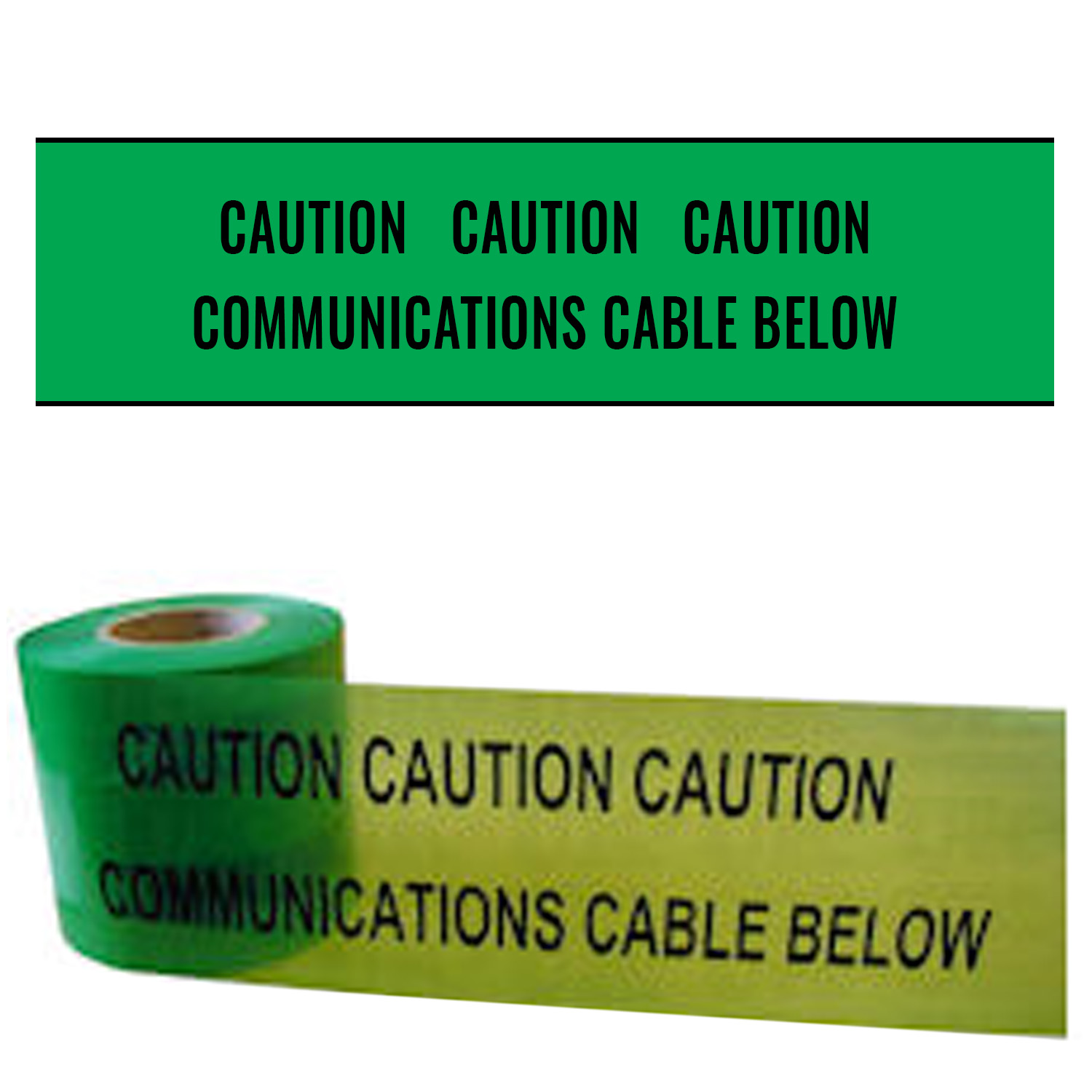 Premium Underground Warning Tape - Campbell International Specialist Tapes.