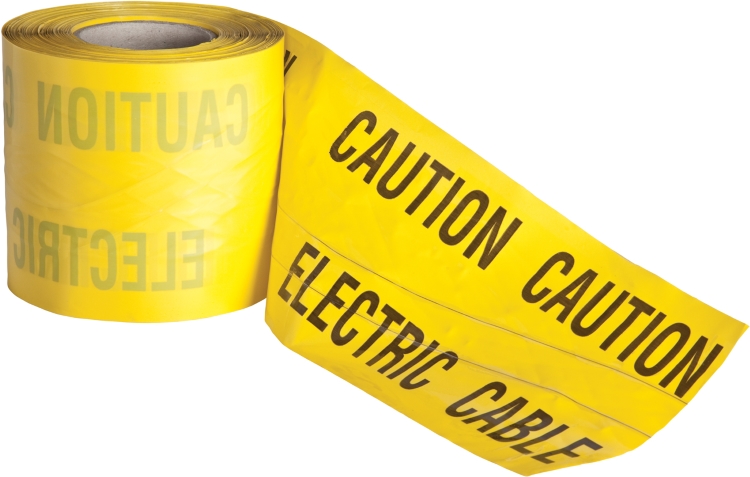 Value Detectable Underground Warning Tape (Pack of 4)- Campbell ...