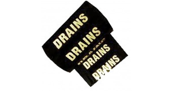 DRAINS - Colour Printed Pipe Identification (ID) Tape- Campbell ...