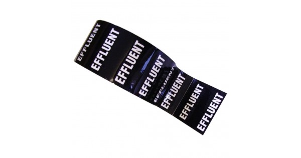 EFFLUENT - Colour Printed Pipe Identification (ID) Tape- Campbell ...
