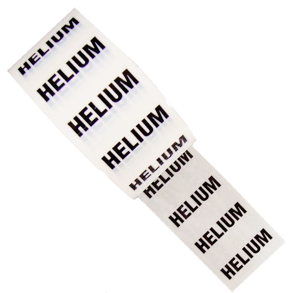 HELIUM - White Printed Pipe Identification (ID) Tape- Campbell ...