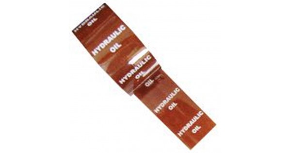 HYDRAULIC OIL - Colour Printed Pipe Identification (ID) Tape- Campbell ...