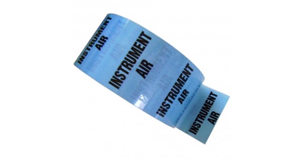 INSTRUMENT AIR - Colour Printed Pipe Identification (ID) Tape- Campbell ...
