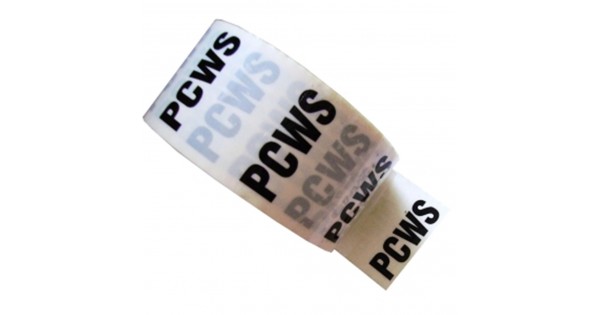 PCWS - White Printed Pipe Identification (ID) Tape- Campbell ...