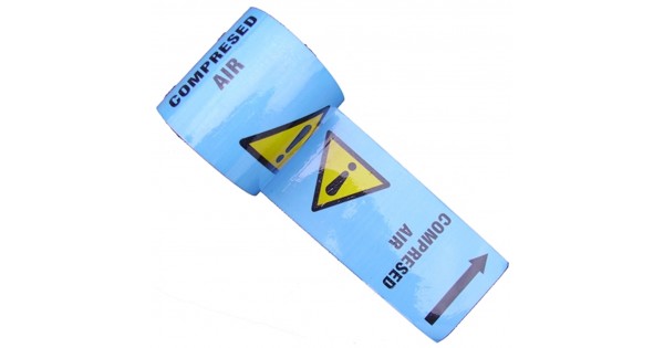 COMPRESSED AIR - Colour Printed Pipe Identification (ID) Tape- Campbell ...