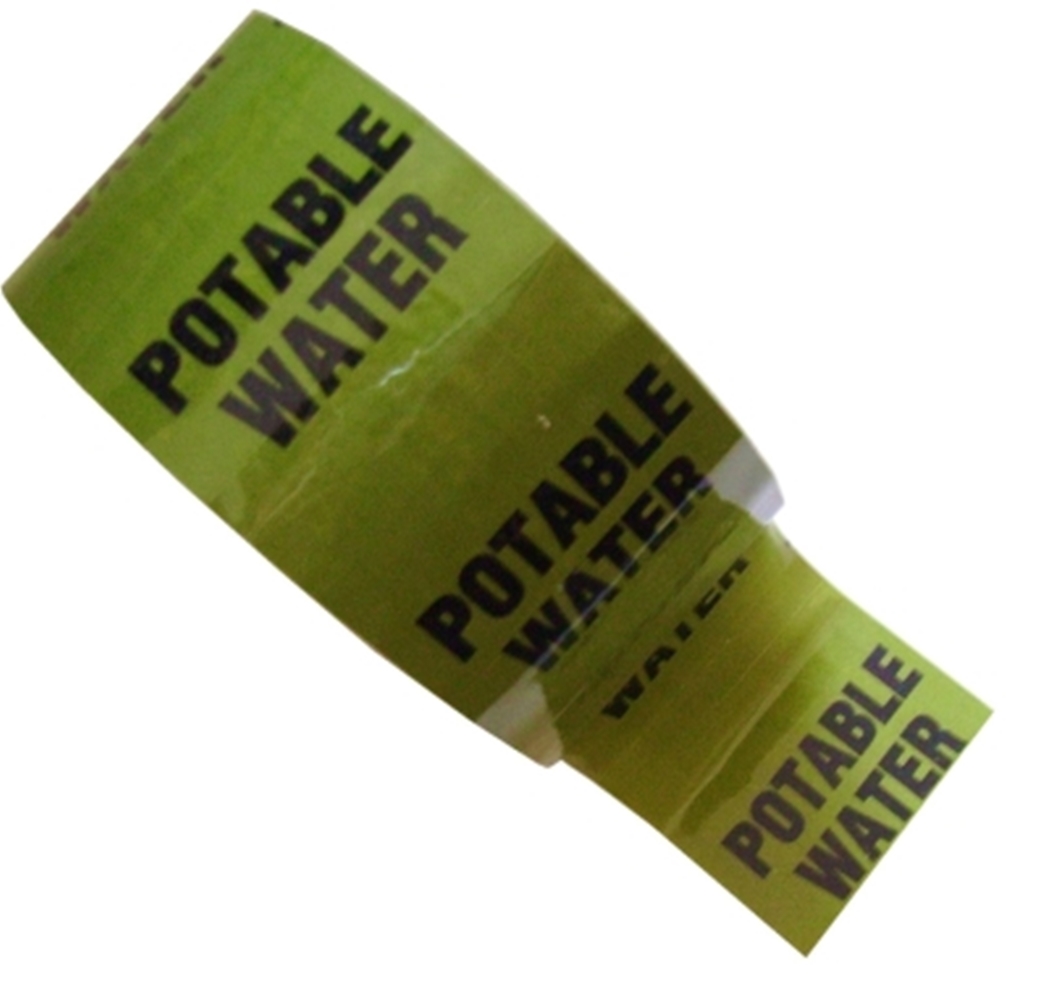 POTABLE WATER - Colour Printed Pipe Identification (ID) Tape- Campbell ...