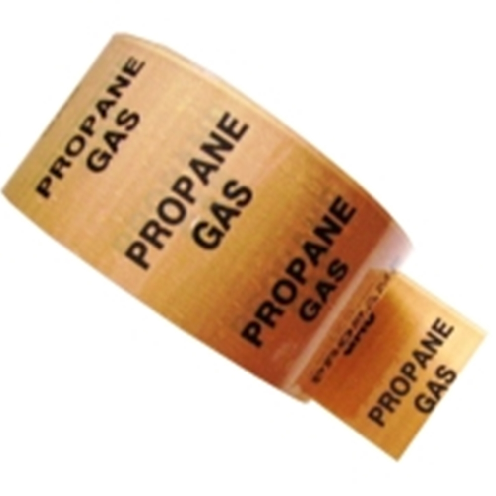 PROPANE GAS - Colour Printed Pipe Identification (ID) Tape- Campbell ...