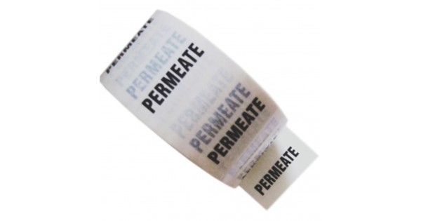PERMEATE - White Printed Pipe Identification (ID) Tape- Campbell ...