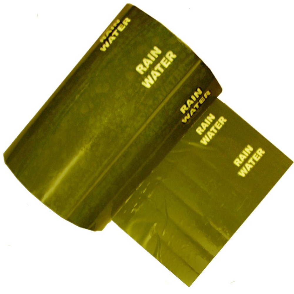 RAIN WATER - Banded Pipe Identification ID Tape- Campbell International ...