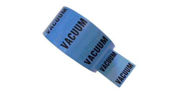 VACUUM - Colour Printed Pipe Identification (ID) Tape- Campbell ...