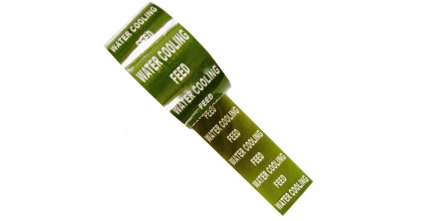 WATER COOLING FEED - Colour Printed Pipe Identification (ID) Tape ...
